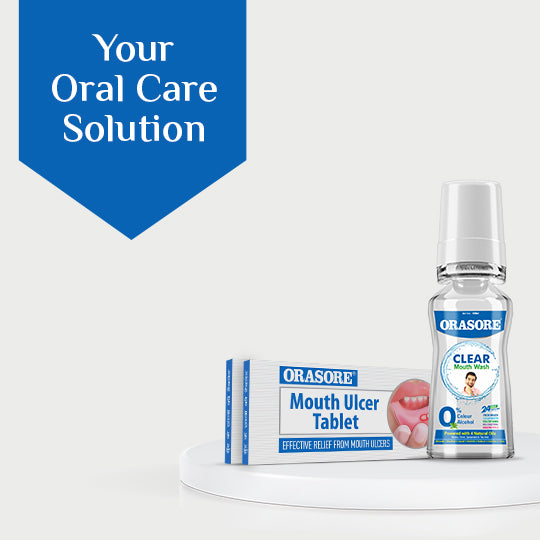 Orasore Oral Care Combo | Mouth Ulcer Relief – Health Meets Care