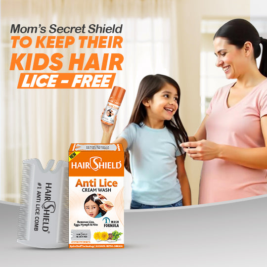 Hairshield Anti Lice Cream Wash | Effective Lice Treatment for Kids and ...