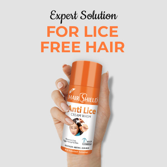 Hairshield Anti Lice Cream Wash | Effective Lice Treatment for Kids and ...