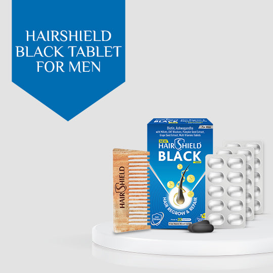 Hairshield Black Tablet for Men | Stop Hair Loss & Boost Hair Growth ...