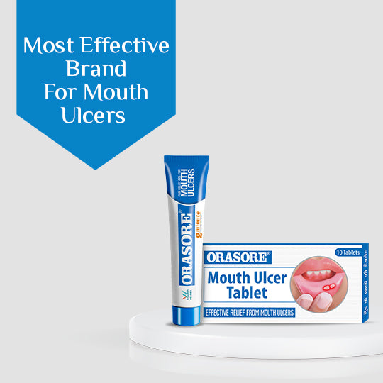 Orasore Mouth Ulcer Tablets & Gel | Complete Relief from Mouth Ulcers ...
