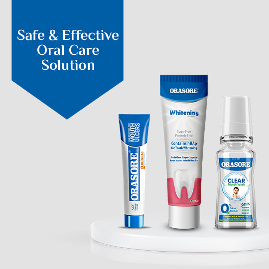 Orasore Whitening Combo | Oral Care Combo – Health Meets Care