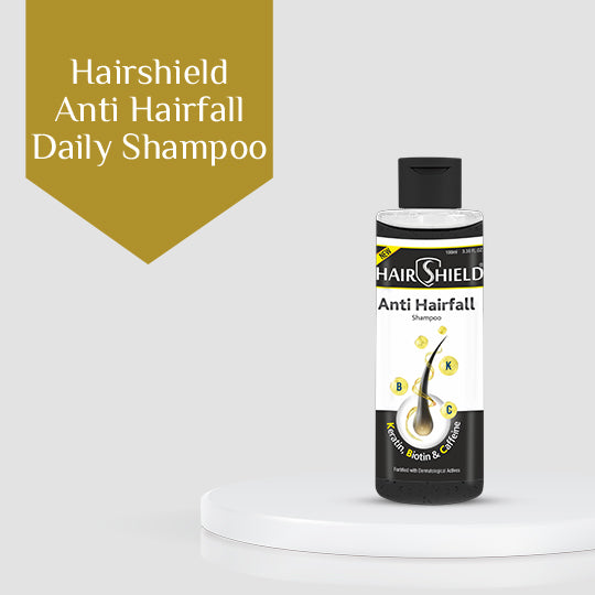 Hairshield Anti Hairfall Daily Shampoo | Plant Keratin, Biotin ...